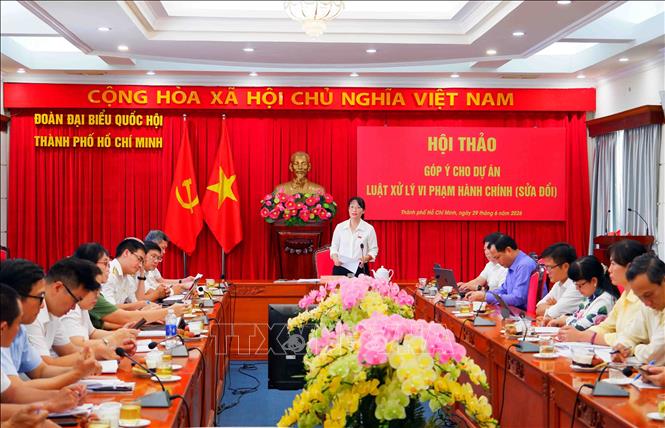Hội thảo góp ý dự án Luật Xử lý vi phạm hành chính (sửa đổi) - Ảnh thời ...